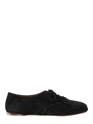 Gabriela Hearst Maya Suede Brogues - Black