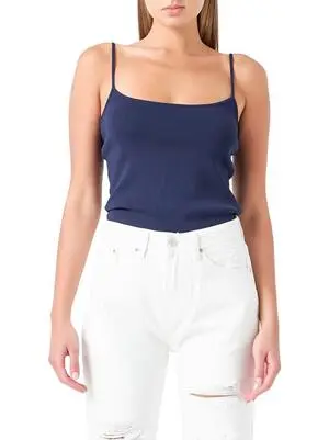 GREY LAB Grey Lab Rib Camisole Navy
