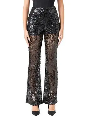 ENDLESS ROSE Endless Rose Sequin Flare Pants