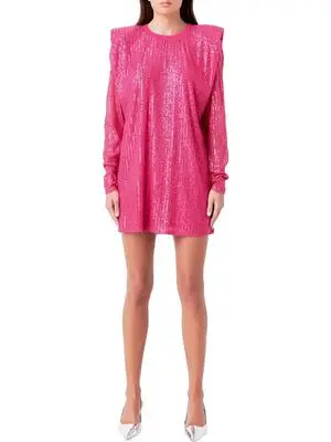 Endless Rose Endless Rose Sequin Mini Dress Fuchsia