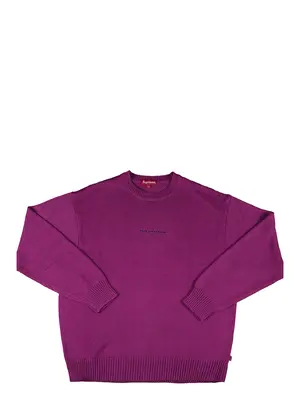 Supreme Supreme Fuck Everybody Sweater Purple