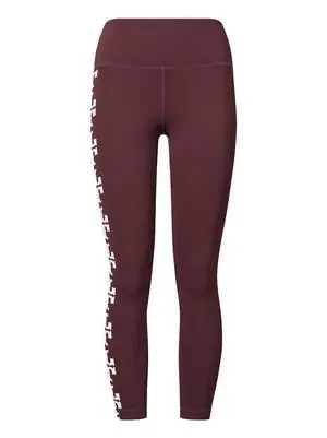 Tory Burch Compression Logo 7/8 Legging - Merlot