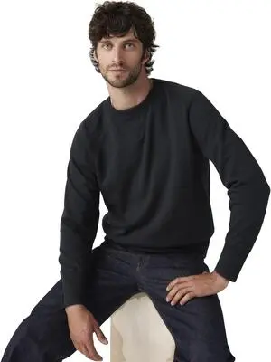 LEVI'S Bay Meadows Crewneck Sweatshirt - Jet Black