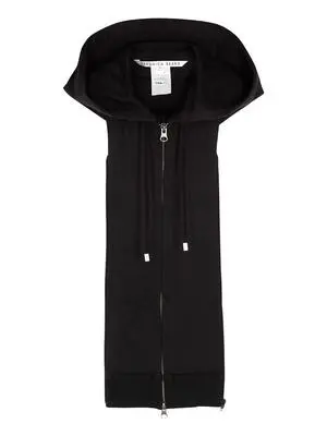 Veronica Beard Hooded Cotton Dickey - Black