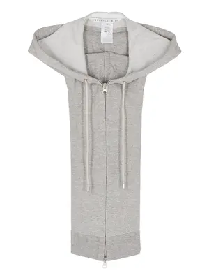 Veronica Beard Veronica Beard Hooded Cotton Dickey Grey