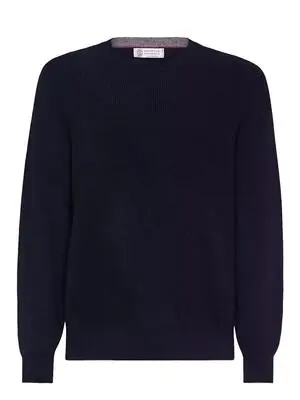 Brunello Cucinelli Crew-neck Jumper - Blue