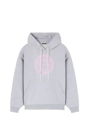 Versace Medusa Cotton Hoodie - Grey