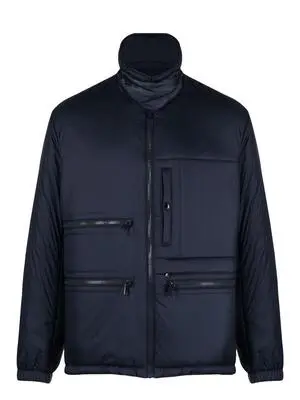 Zadig&Voltaire Logo-patch Zip-up Padded Coat - Blue