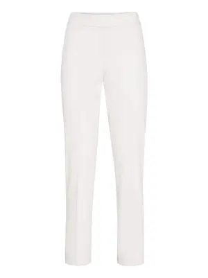 Brunello Cucinelli Stretch-cotton Capri Trousers - Neutrals