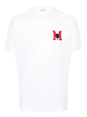 Moncler Logo-appliqué Polo Shirt - White