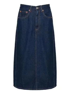 MAISON MARGIELA MM6 Maison Margiela Denim Midi Skirt