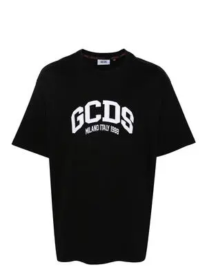 Gcds Lounge Cotton T-shirt - Black