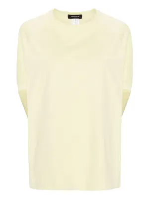 Fabiana Filippi Crew-neck Cotton T-shirt - Yellow