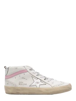 GOLDEN GOOSE Mid Star High-top Sneakers - White
