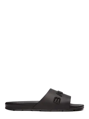 Bally Logo-embossed Footbed Slides - Black