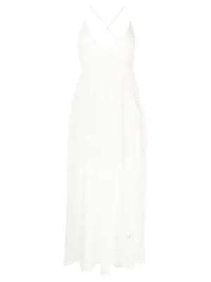 Zimmermann Lexi Embroidered Slip Dress - White