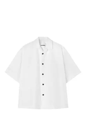 JIL SANDER Short-sleeve Cotton Shirt - White