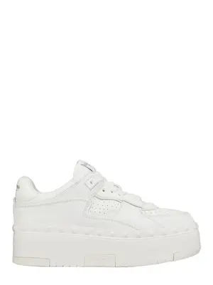 Valentino Garavani Freedots Xl Leather Sneakers - White