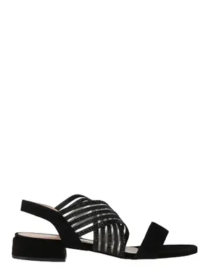 POLLINI Ankle Strap Sandals - Black