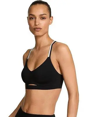 Victoria's Secret Vsx Elevate™ Strappy-comfort Sports Bra - Black