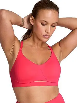 Victoria's Secret Vsx Elevate™ Strappy-comfort Sports Bra - Pink