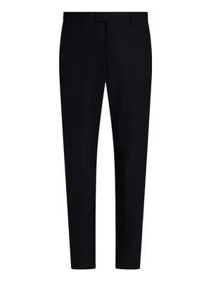 Sandro Tapered Wool-blend Trousers - Midnight Blue
