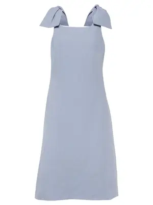 Chloé Linen Midi Dress - Blue