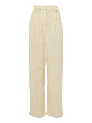 Magda Butrym High-rise Wide-leg Pants - White