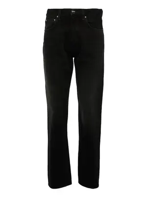 TOTEME Mid-rise Cropped Jeans - Black