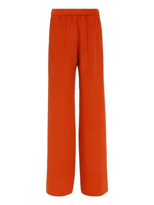 Valentino Garavani Cady Couture Wide-leg Pants - Orange