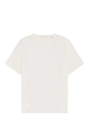 Our Legacy New Box T-shirt In White - White Clean Jersey