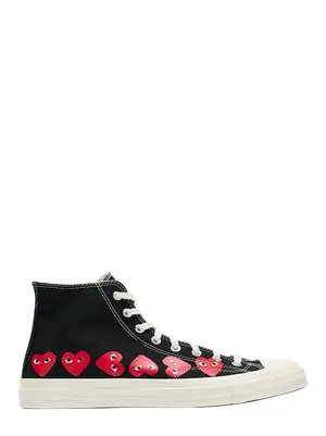 Comme Des Garçons X Converse Chuck 70 High-top Sneakers - Black