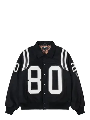 StÜssy 80 Wool Varsity Jacket - Black