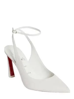 CHRISTIAN LOUBOUTIN Condora Slingback Pumps - White
