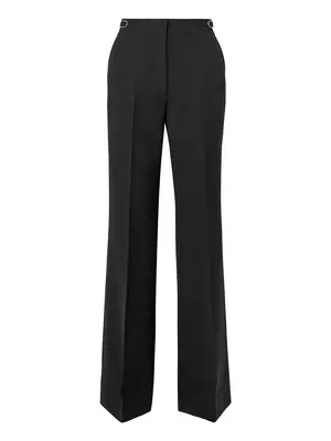 Gabriela Hearst Vesta Wool-crepe Pants - Black