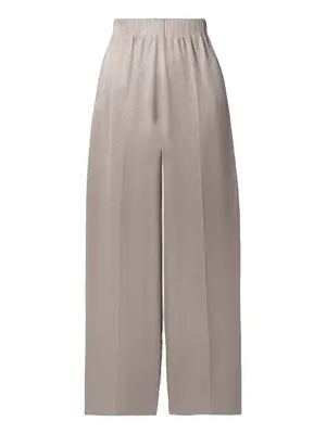 FFORME Maud Metallic Cloqué Wide-leg Pants - Neutrals
