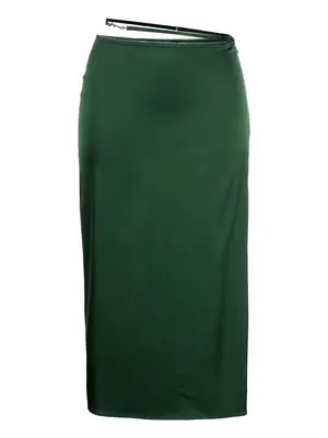 Jacquemus La Jupe Notte Midi Skirt - Green