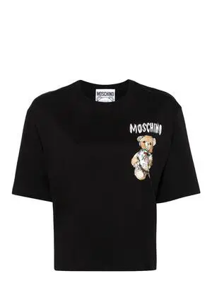 Moschino Teddy Bear-print T-shirt - Black