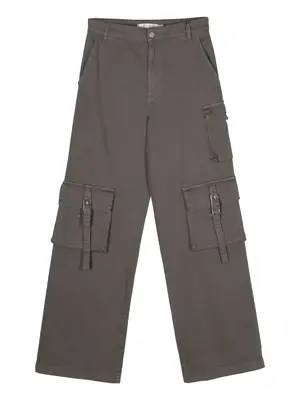 GESTUZ Mirzagz High-rise Cargo Pants - Grey