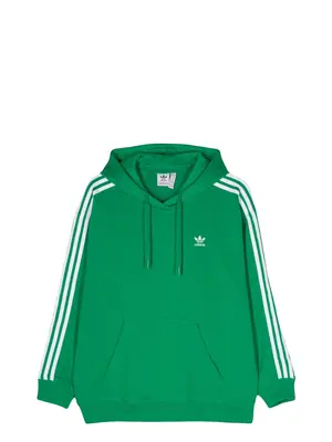 Adidas Logo-embroidered Hoodie - Green