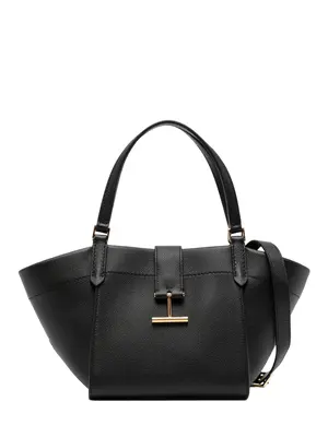 TOM FORD Tara Leather Tote Bag - Black