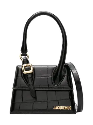 Jacquemus Le Chiquito Moyen Boucle Tote Bag - Black