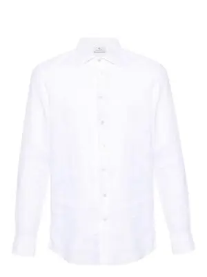 Etro Pegaso Linen Shirt - White