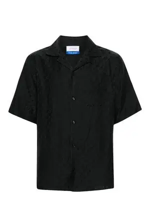 Off-White Monogram-jacquard Shirt - Black