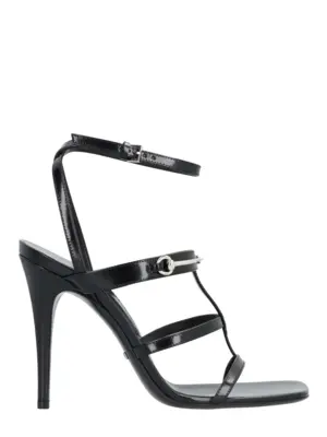 GUCCI Horsebit 105mm Strappy Leather Sandals