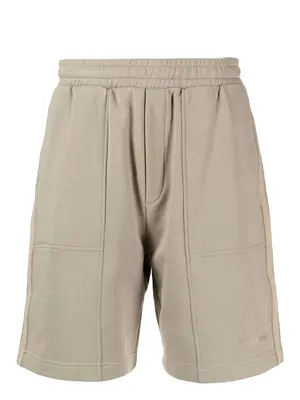 Helmut Lang Logo-embroidered Track Shorts - Brown