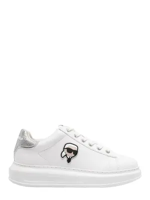 Karl Lagerfeld K/ikonik Kapri Leather Sneakers - White