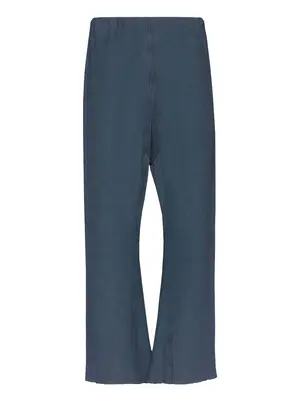 MAISON MARGIELA Wide-leg Cotton Track Pants - Blue
