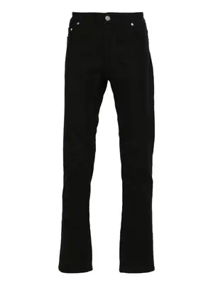 Etro Jacquard Slim-fit Jeans - Black