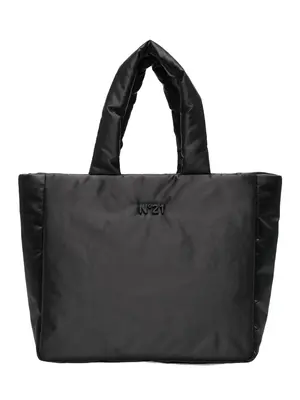 N°21 Padded Tote Bag - Black